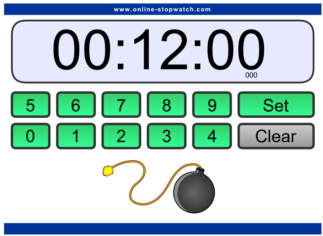 Bomb-countdown | Digital timer og tidsnedtællingsværkstøj - DIGIchat ...