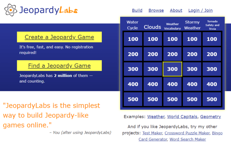 JeopardyLabs | Online quiz - DIGIchat - Gør læring sjovt
